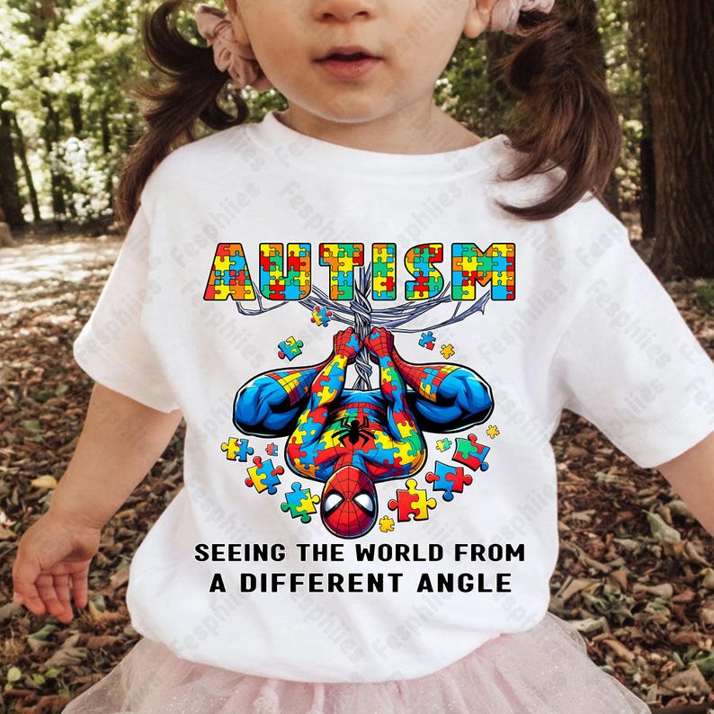 Spider Cartoon Autism Awareness Png, Autism Superhero Cartoon Png ...