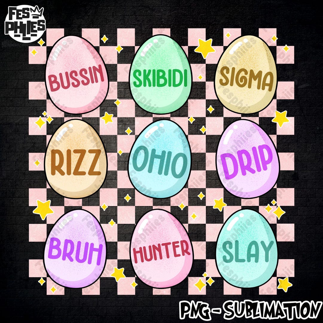 Skibidi Easter Rizzles Png, Easter Eggs Png, Funny Boy Easter Rizz Png ...