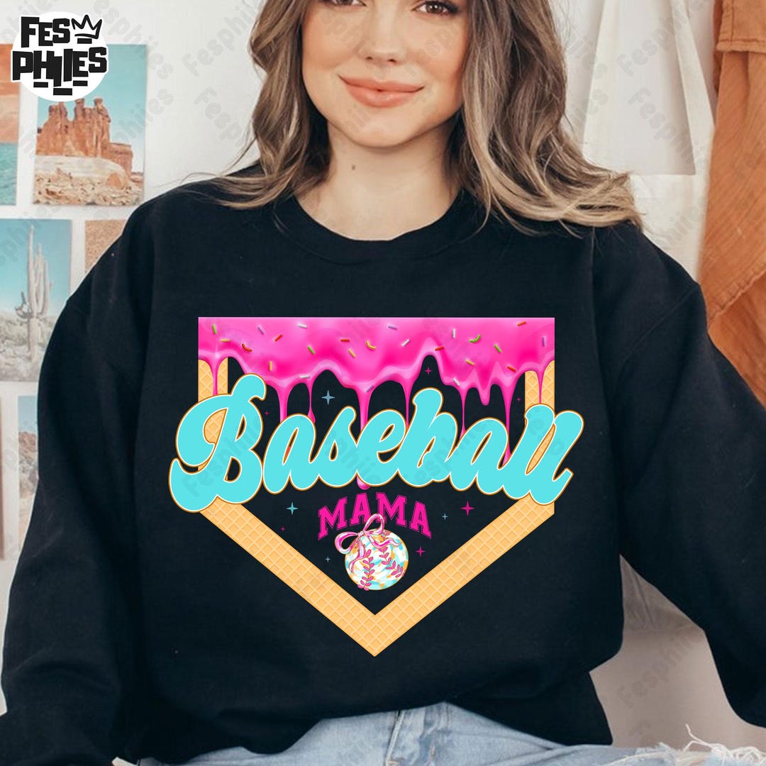 Baseball Mama Drip Png, Game Day Drip Png, Brushstroke Baseball ...