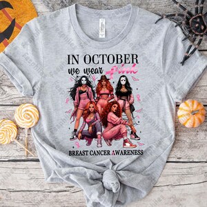 Pink Slasher Movie Png, Breast Cancer Survivor Png, in October We Wear ...