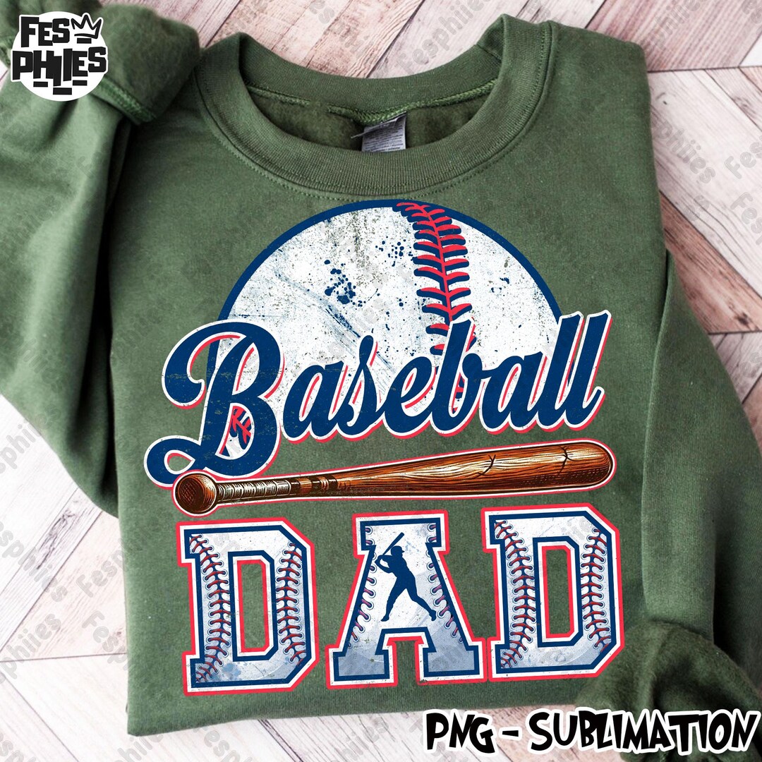 Retro Baseball Dad Png, Sport Dad Png, Father's Day Png, Dad Shirt ...