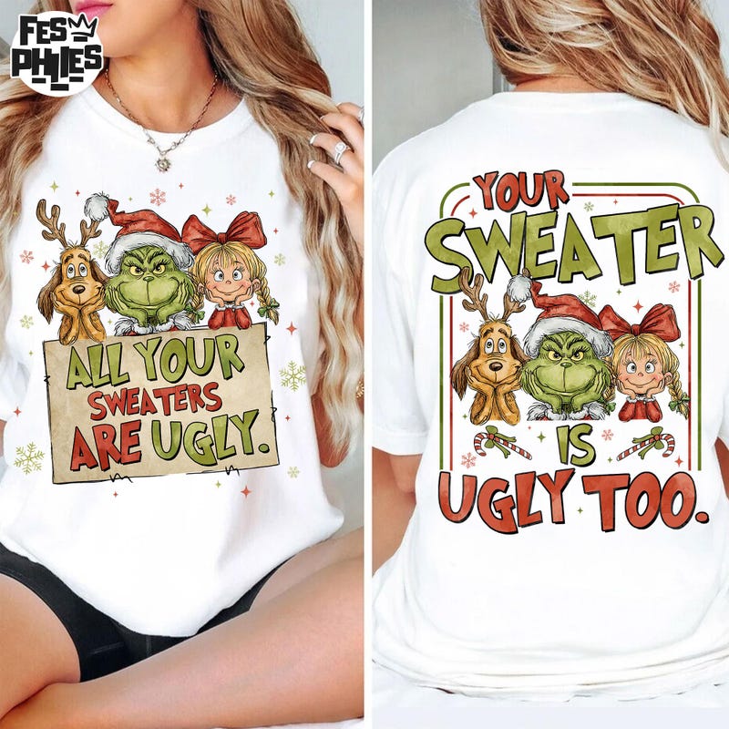 Ugly Sweater Png for Htv - Etsy