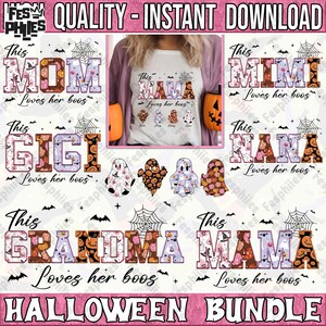 CUSTOM This Mama/ Mimi/ Gigi Her Boos Png, Spooky Vibes Png, Custom ...