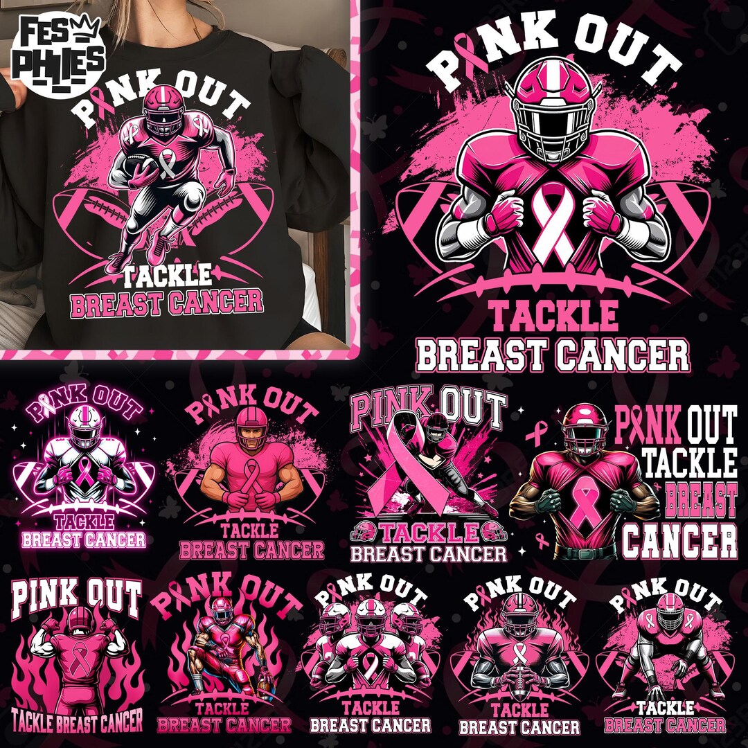 10+ Breast Cancer Awareness Png Bundle, October Pink Out PNG, Pink ...