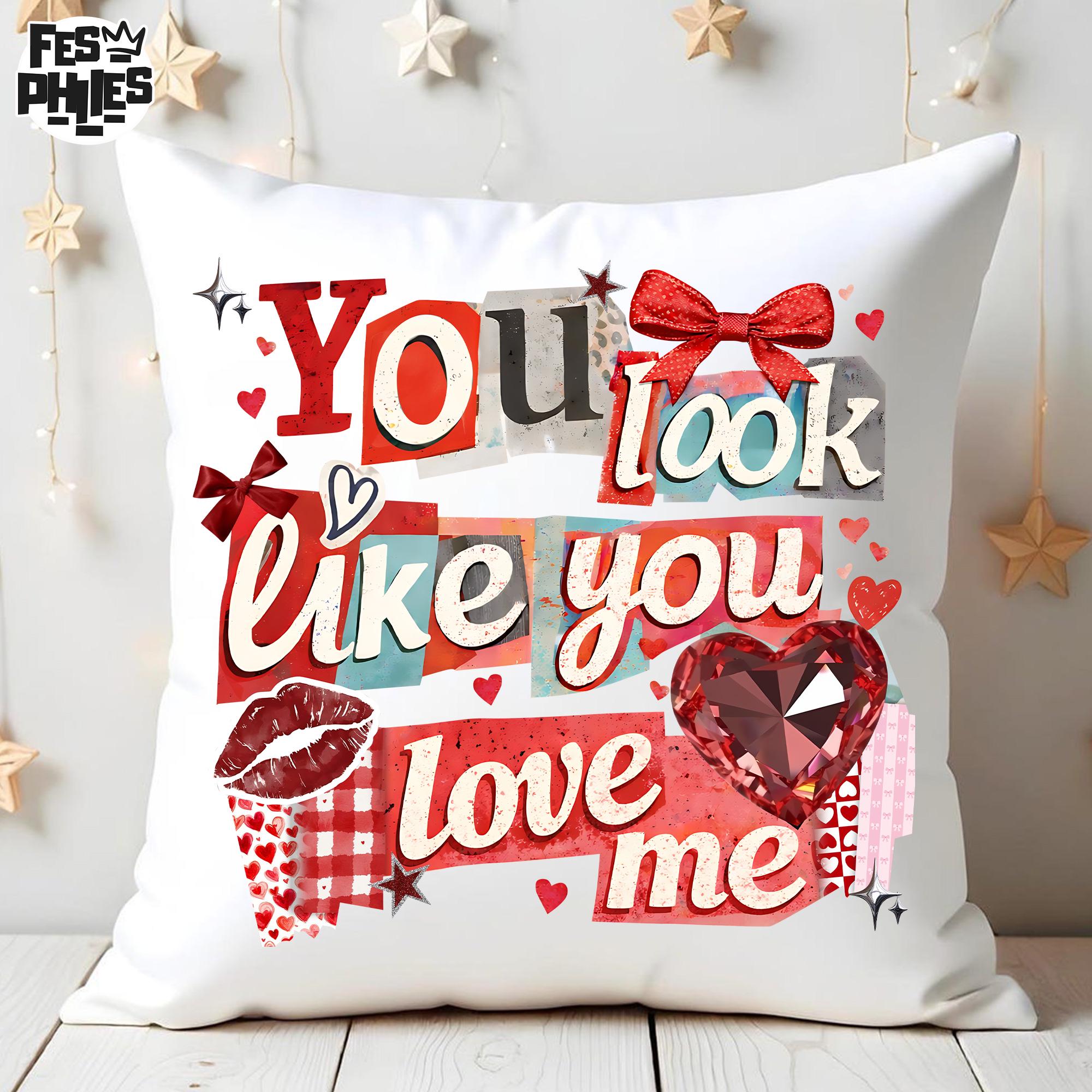 You Look Like You Love Me PNG, Trendy Y2K Christian Valentine Collage ...