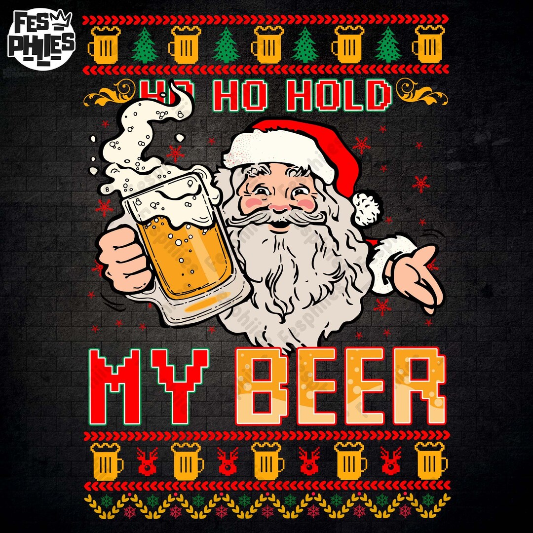 Santa Beer Christmas Png, It’s the Most Wonderful Time for A Beer ...