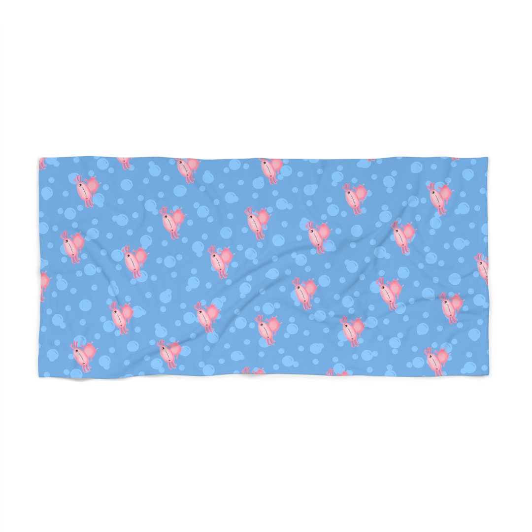 Airbrush Axolotl Beach Towel - Etsy