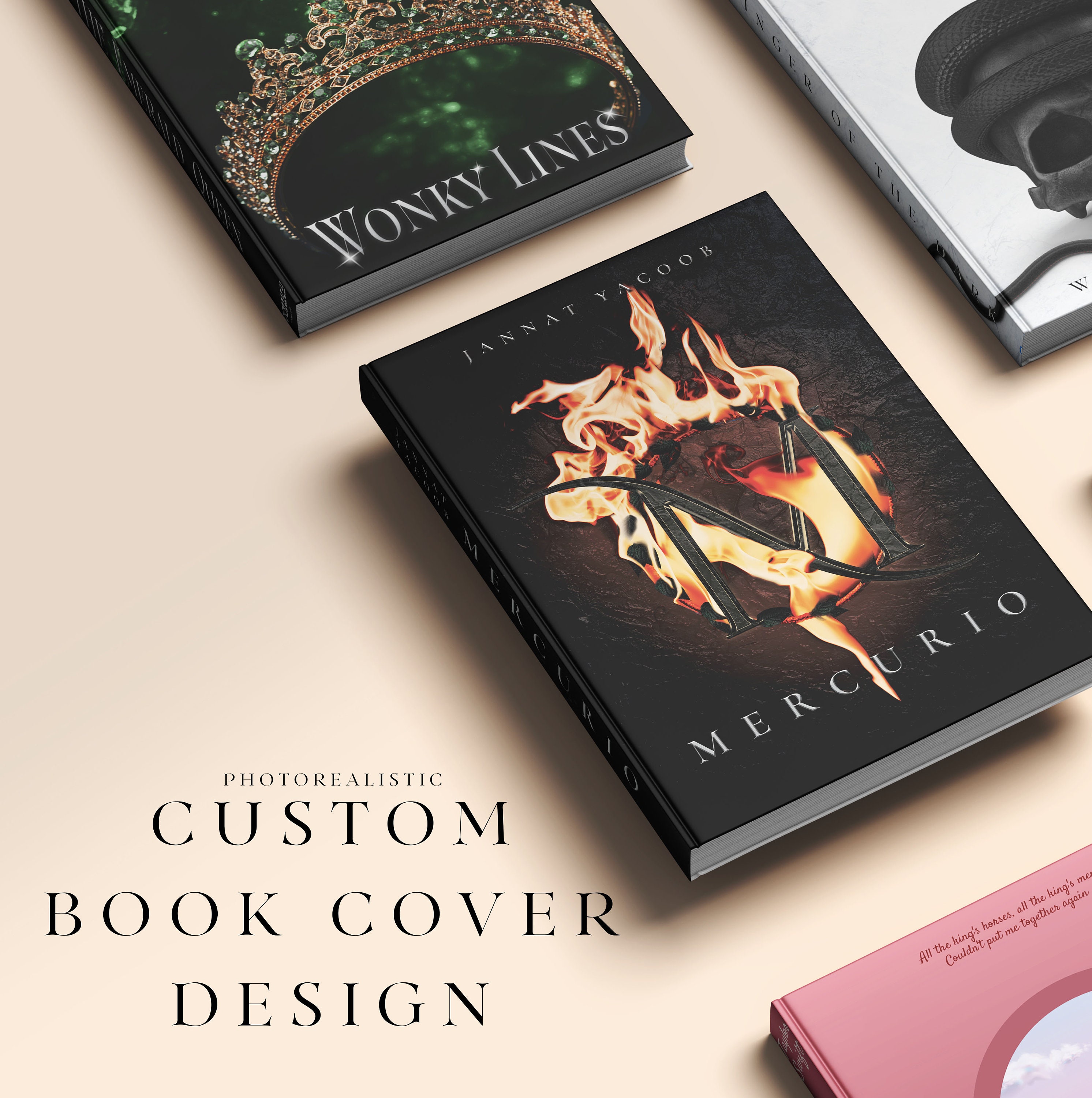 Custom Book Cover Design, Custom Photorealistic Book Cover Design ...