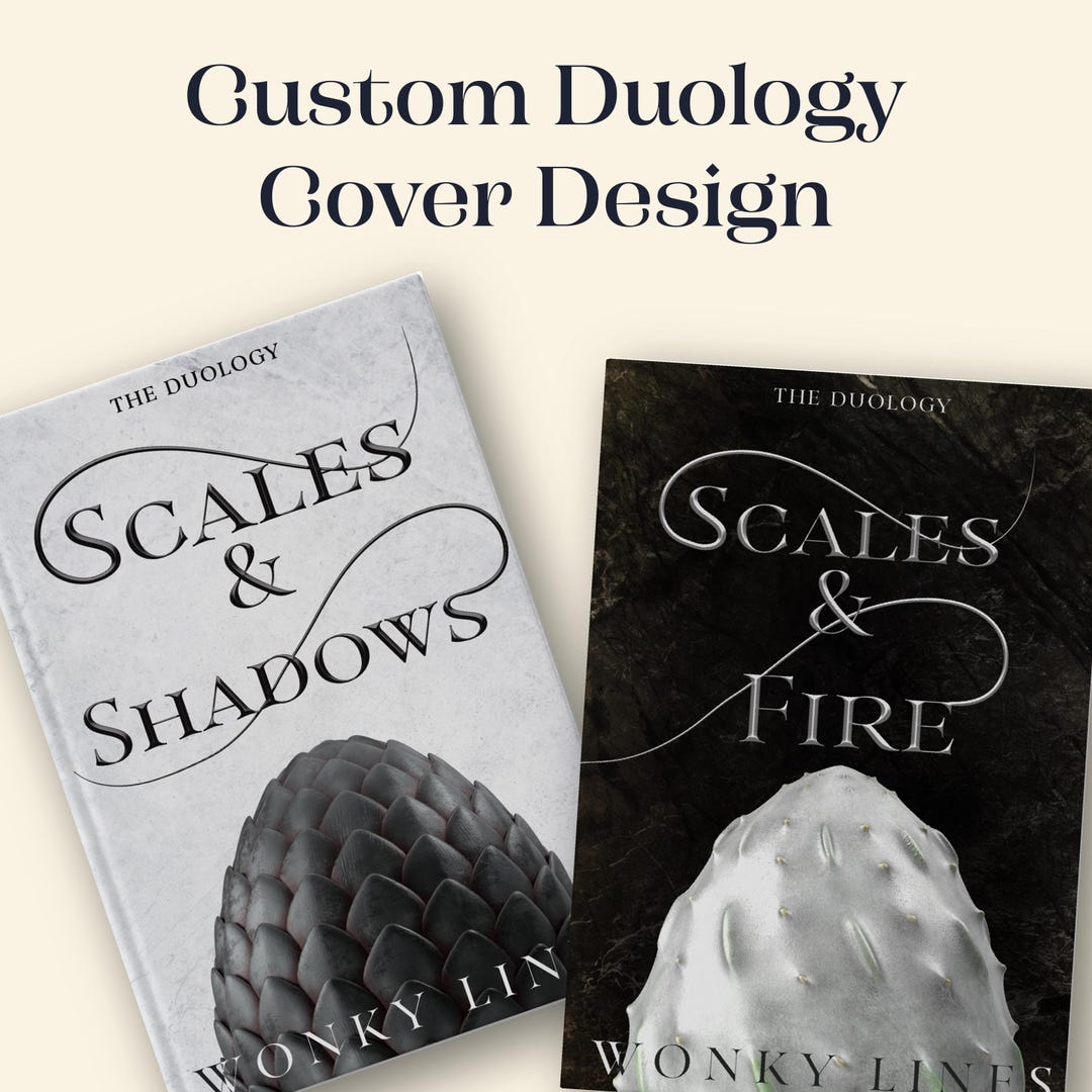 Custom Duology Book Cover Design, Custom Photorealistic Book Cover ...
