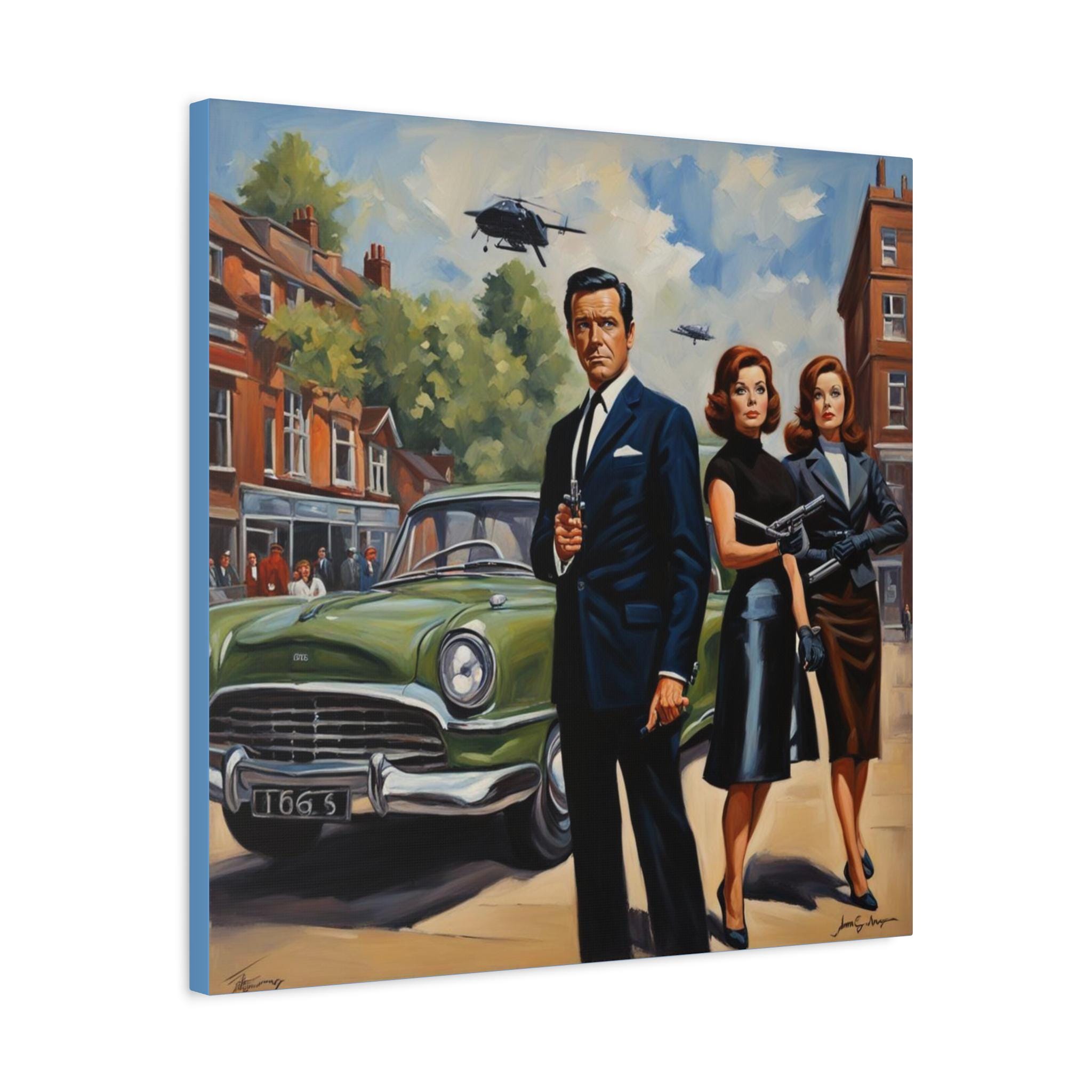 A Tribute to the 1960s Tv Series "the Avengers" Vintage Retro Style ...
