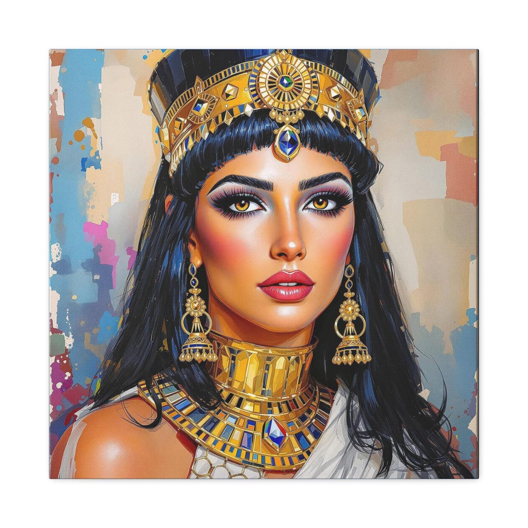 Modern Day Image of Egyptian Queen Cleopatra, Canvas Print, Wall Art ...