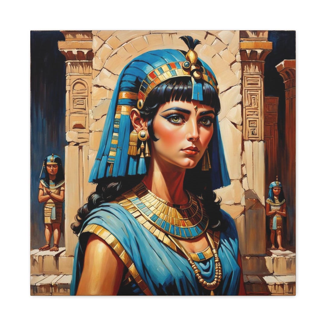 Ancient Egyptian Queen - Cleopatra. Canvas Art Wall Art Print, Size ...