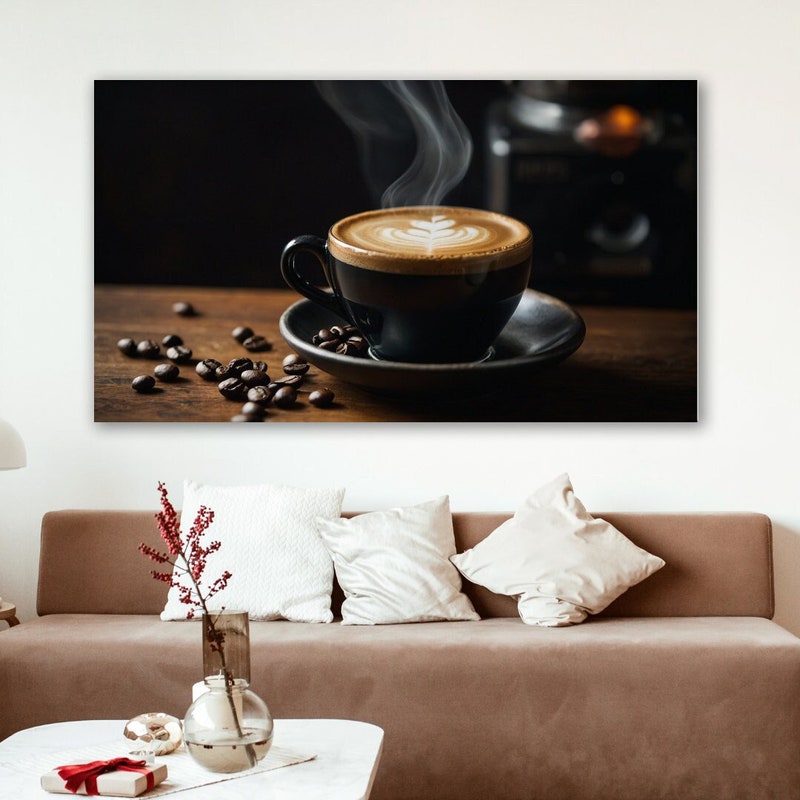 Coffee Canvas Art - Etsy
