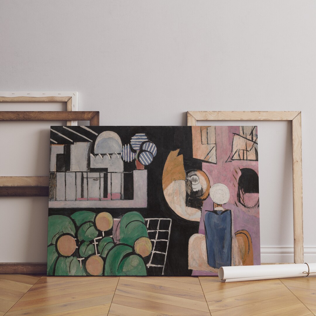 Henri Matisse the Moroccans Canvas - Etsy