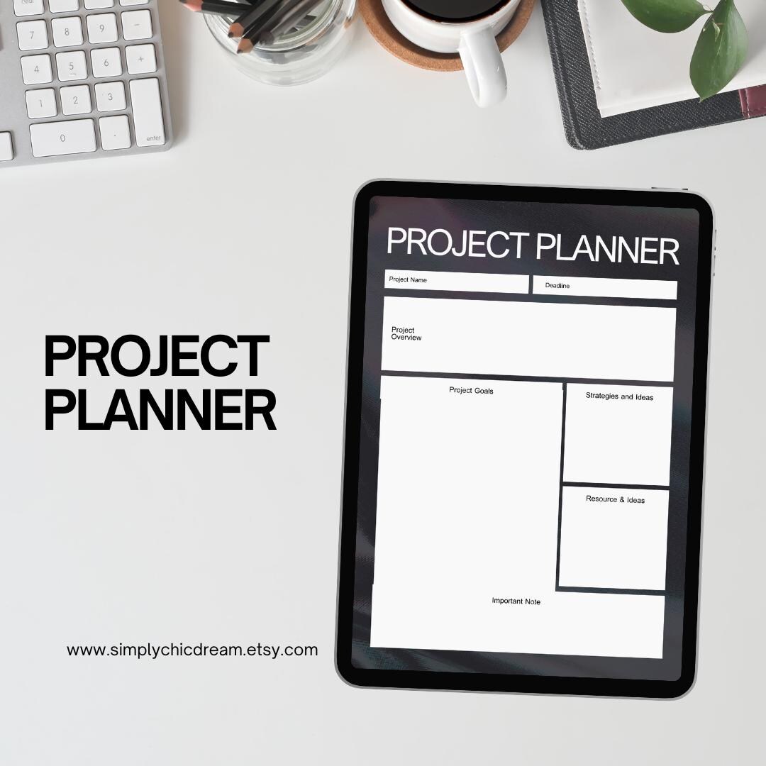 Simple Project Planner, Task Tracker, Work Efficiency Planner, Goal ...