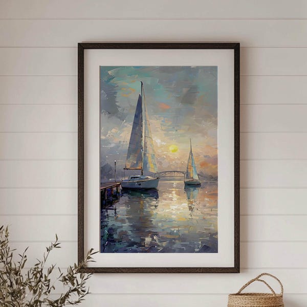 Sailing Poster - Etsy