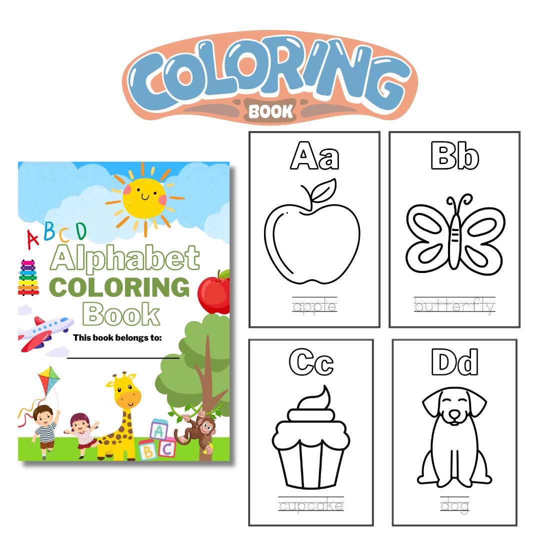 ABC Coloring Pages, Kids Artwork, Preschool Printables, Kids Worksheets ...