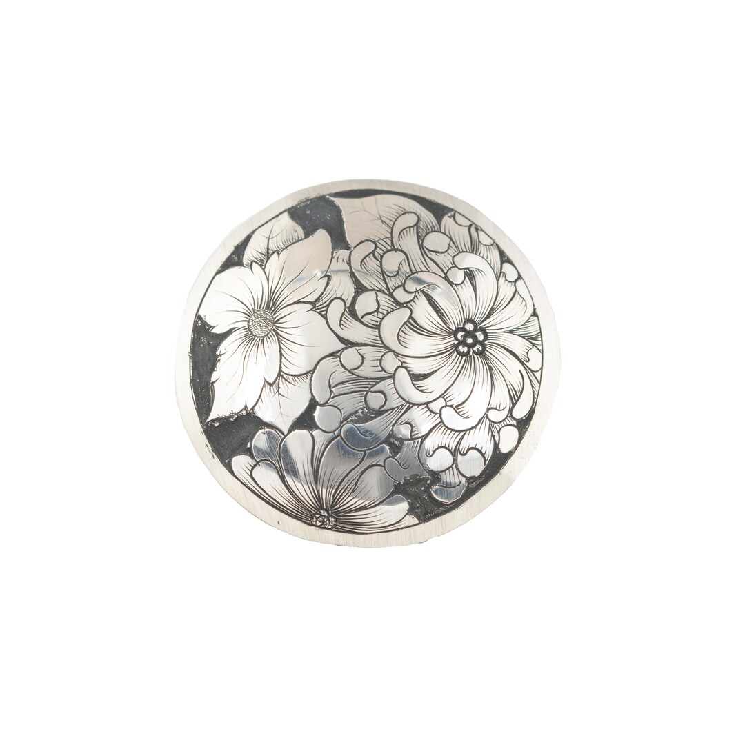 1 Conchos, Bridle Rosettes, Saddle Conchos for Leather, Conchos for ...