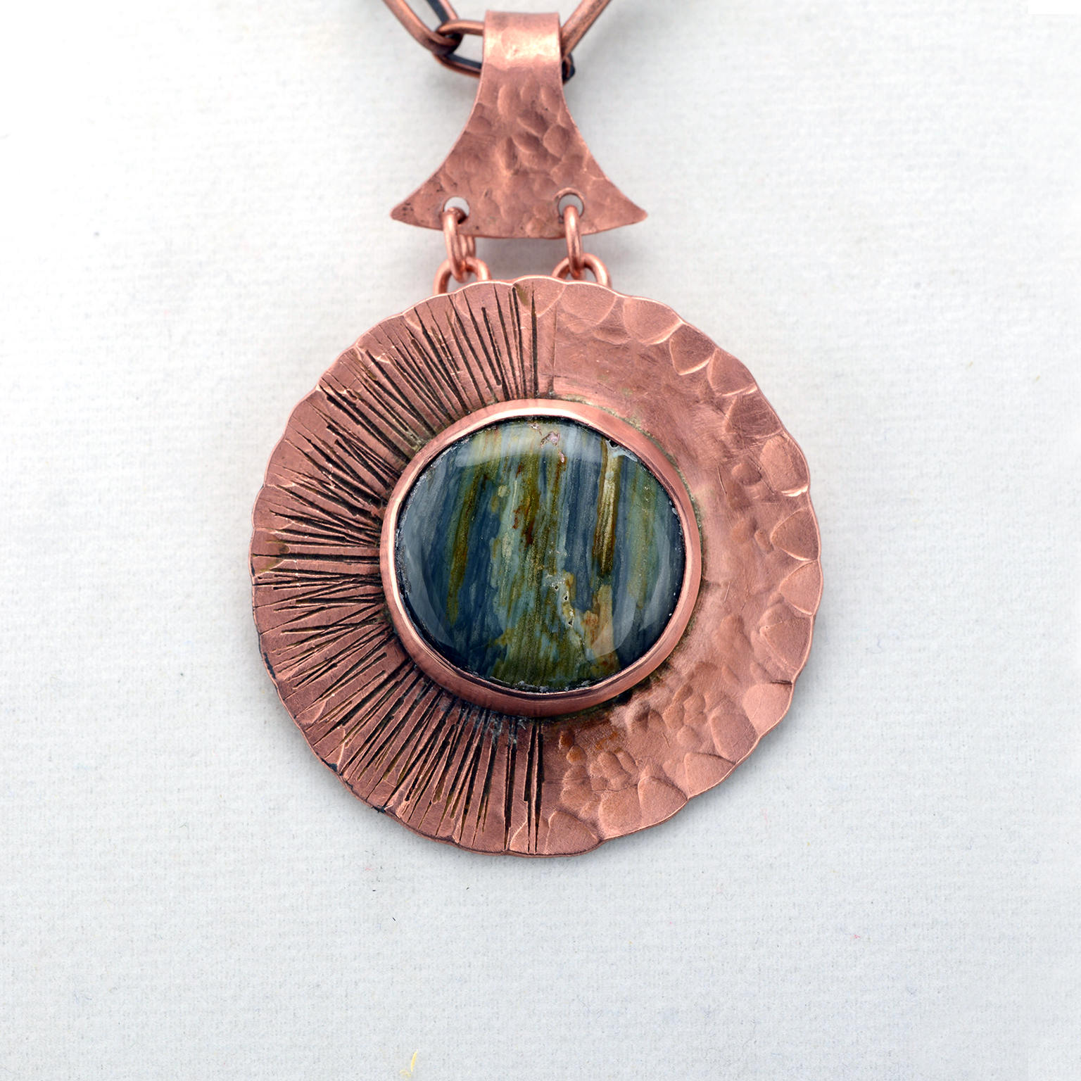 Green Jasper ( Larsonite) Necklace