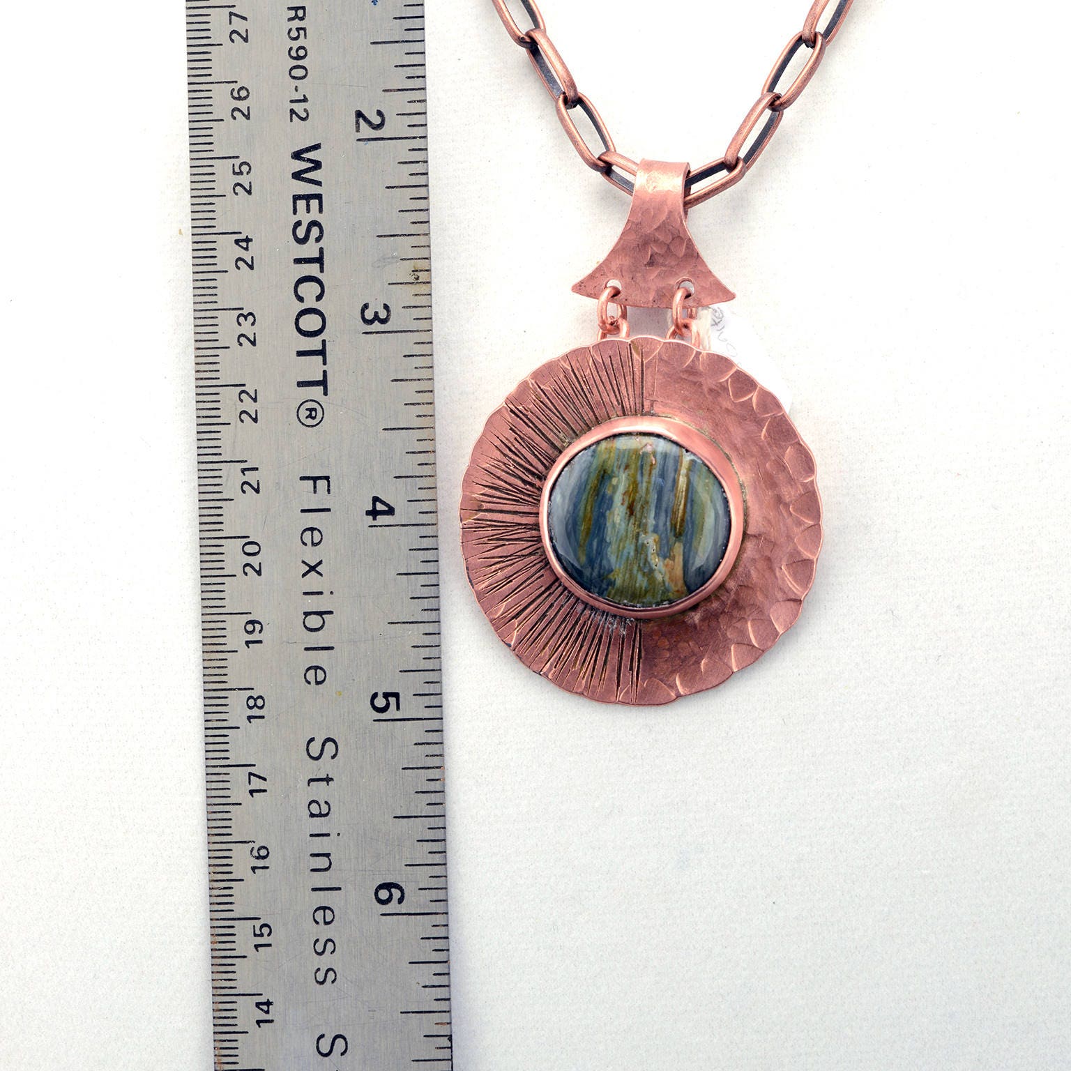 Green Jasper ( Larsonite) Necklace
