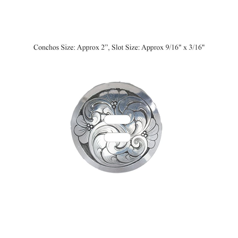 Saddle Horn Cap 3, Conchos Screw Back, Saddle Conchos Sterling Silver ...