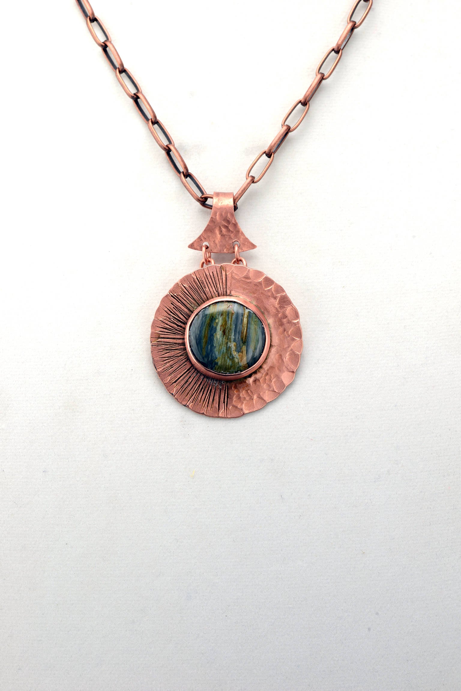 Green Jasper ( Larsonite) Necklace