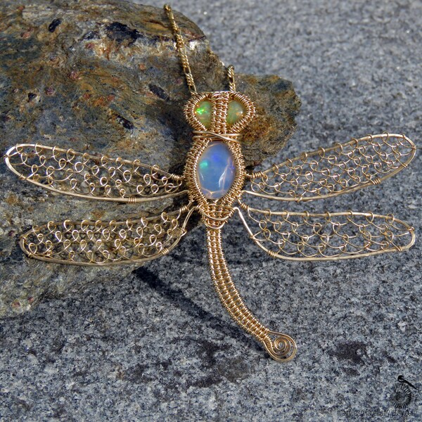 Wire Wrapped Dragonfly - Etsy