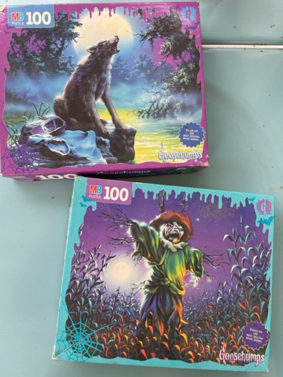 Vintage 1995 Goosebumps Werewolf Fever Swamp & Scarecrow Walks - Etsy