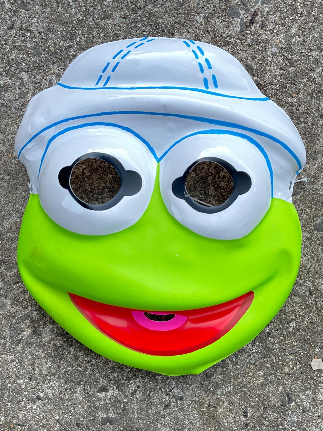 Vintage Ben Cooper Muppet Babies Kermit Halloween Costume Mask - Etsy