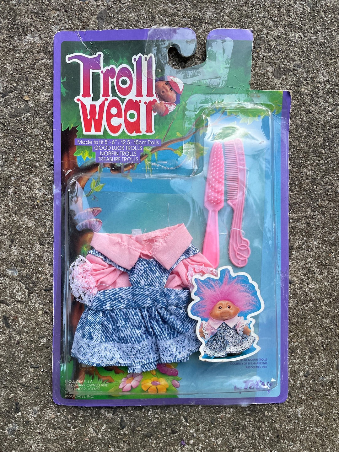 Vintage 1980’s Troll Wear Pink & Blue Dress in Original Package - Etsy