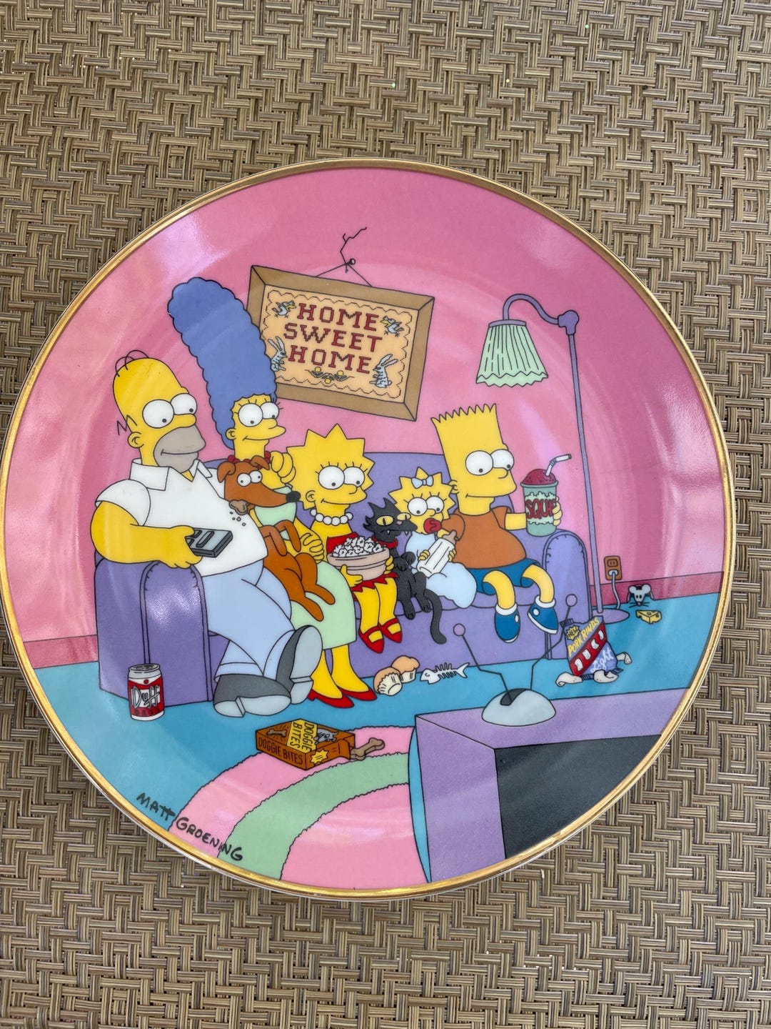 Vintage 1991 the Simpsons A Family for the 90’s Collectible Plate - Etsy
