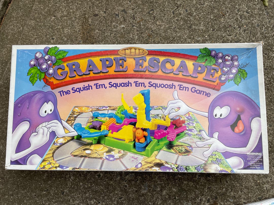 Vintage the Grape Escape Board Game Complete - Etsy