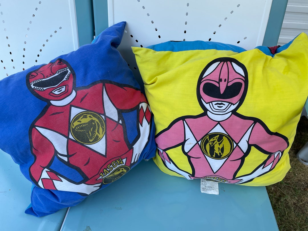 Vintage 1990s Power Rangers Jason & Kimberly Throw Pillows - Etsy