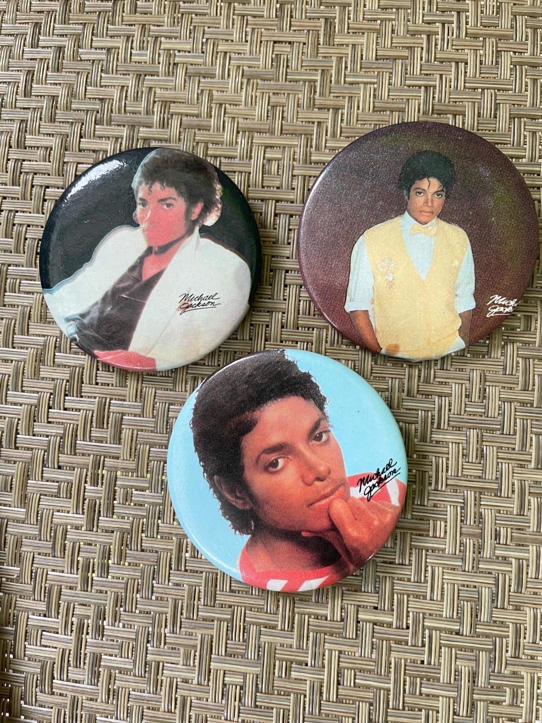 Vintage 1980’s Michael Jackson 2” Button Collection - Etsy