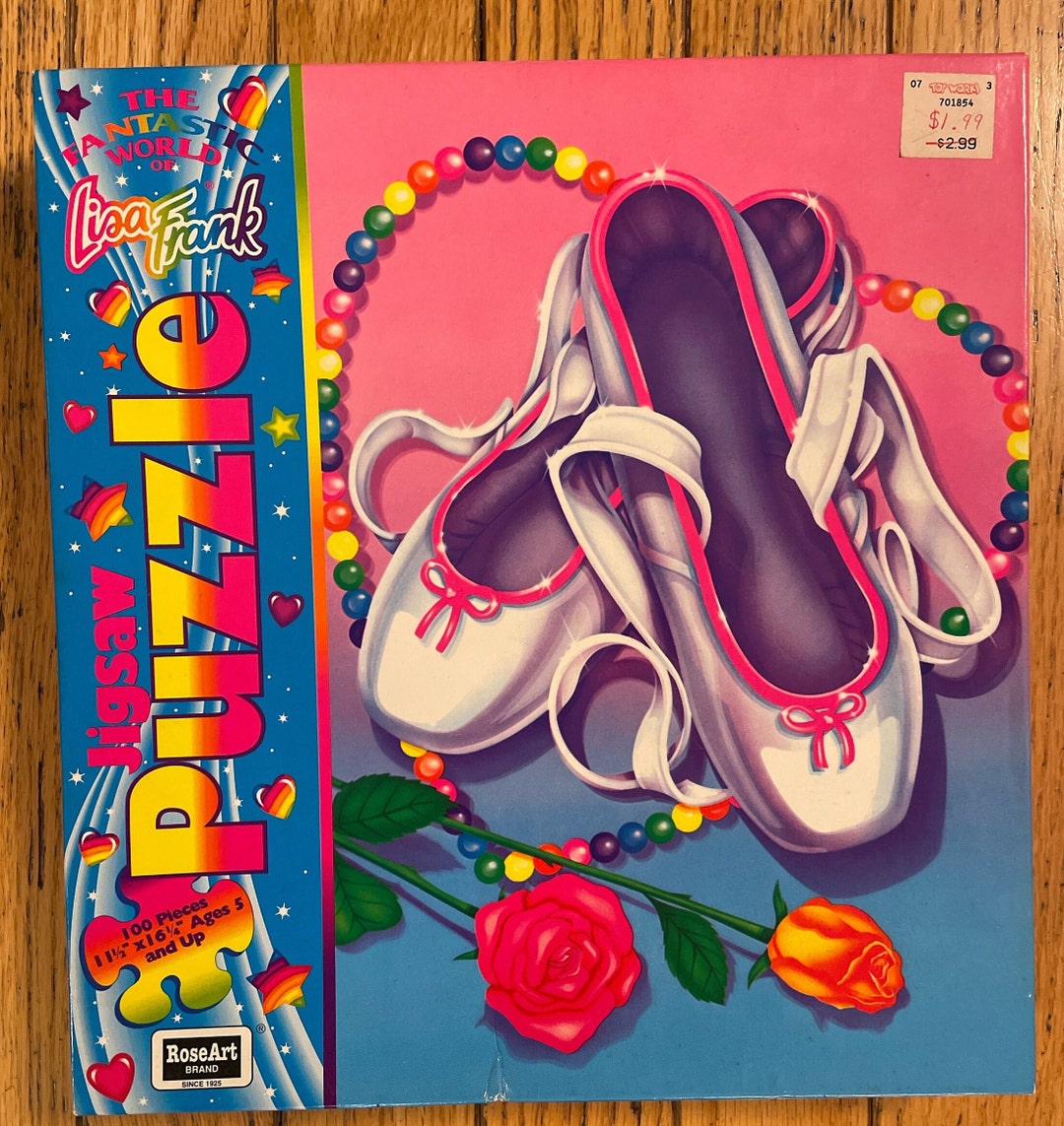 Vintage 1990s Lisa Frank Ballerina Shoes Puzzle 100 Pieces - Etsy