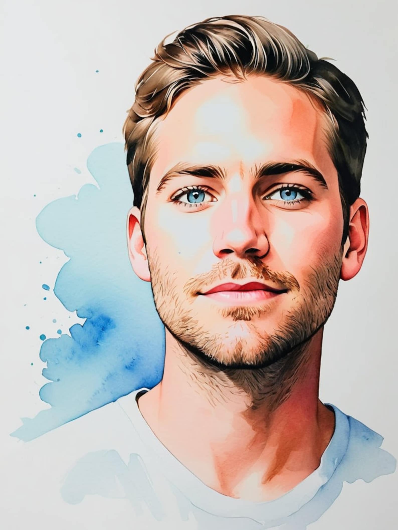 Watercolor Portrait Drawing, Hand Drawn, Convert Photo to Drawing ...