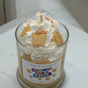 Deliciously Scented Cereal Candle | Cinnamon Toast & French Toast Wax ...