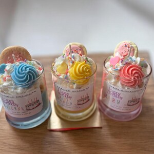 Birthday Cake Scented Soy Candle | Personalized Gift, 12 Oz - Etsy