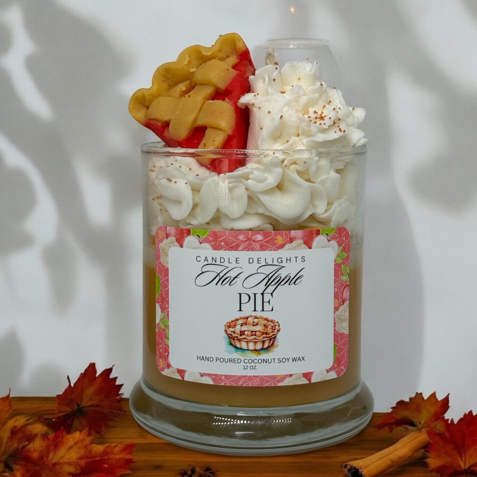 Deliciously Cozy Apple Pie Candle | Unique Handcrafted Gift for Moms - Etsy