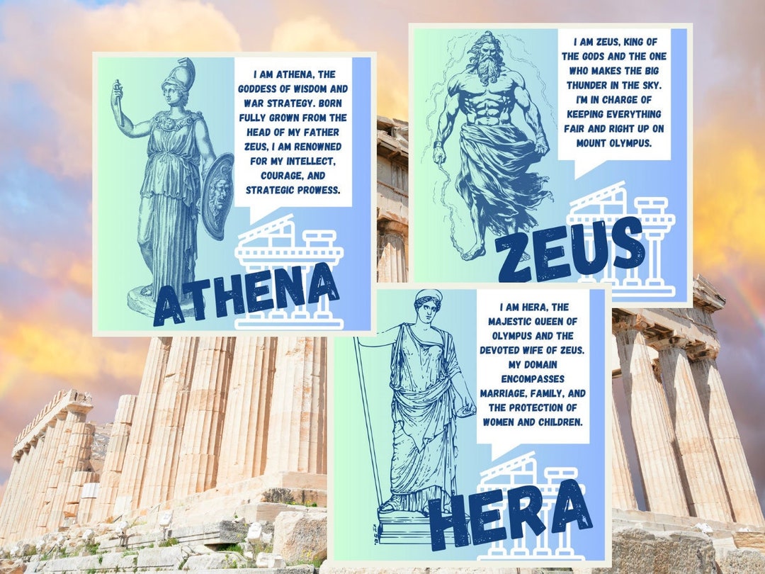 Greek Gods Mythology Flashcards, Greek Ancient Prints, Greek Mythology ...
