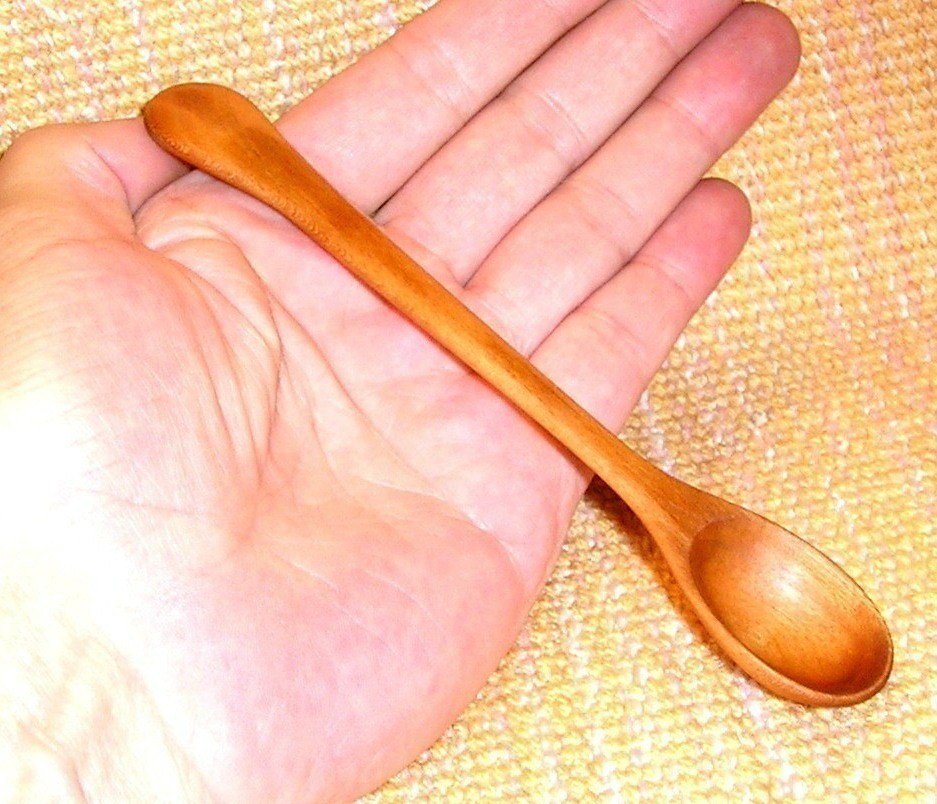 Babys First Spoon Hand Carved Cherry | Etsy