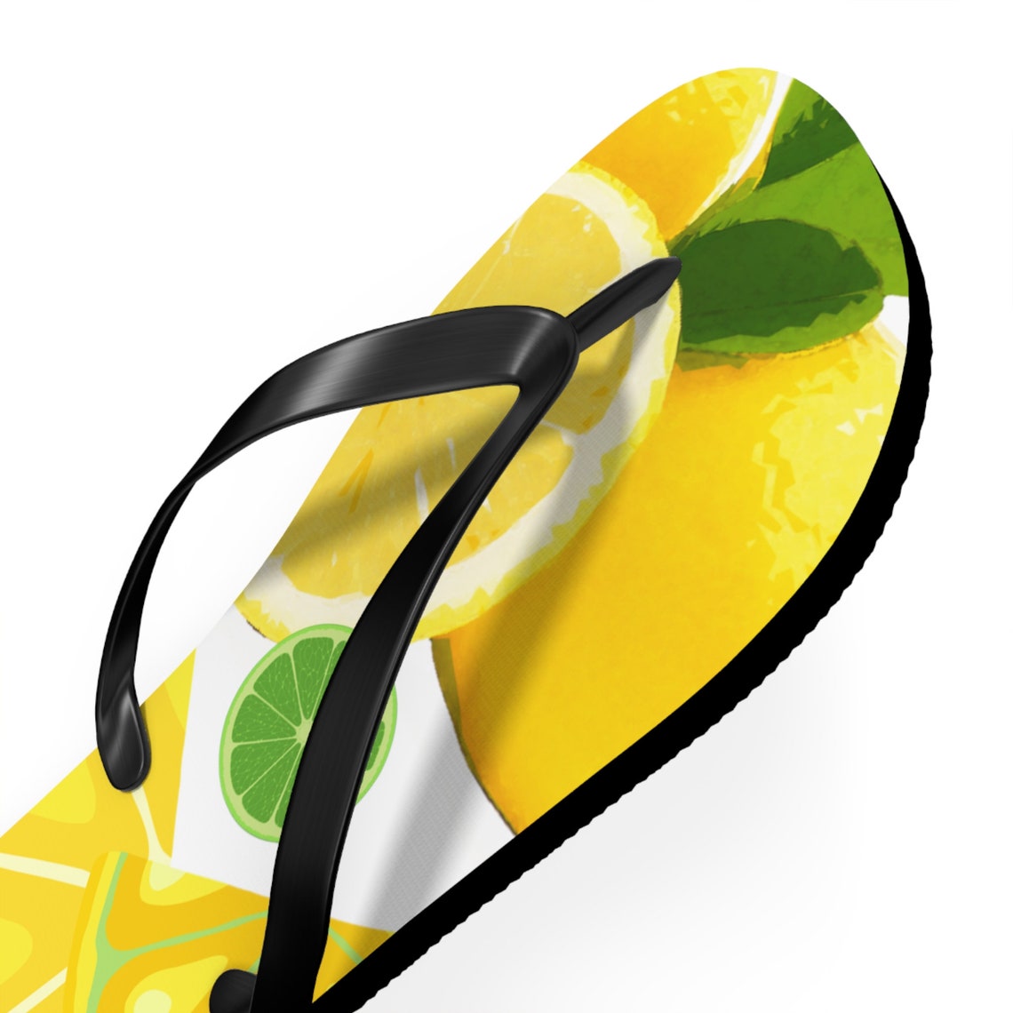 Yellow-mellow Flip Flops Pastel Color Flip Flops, Flowers Flops, Summer ...