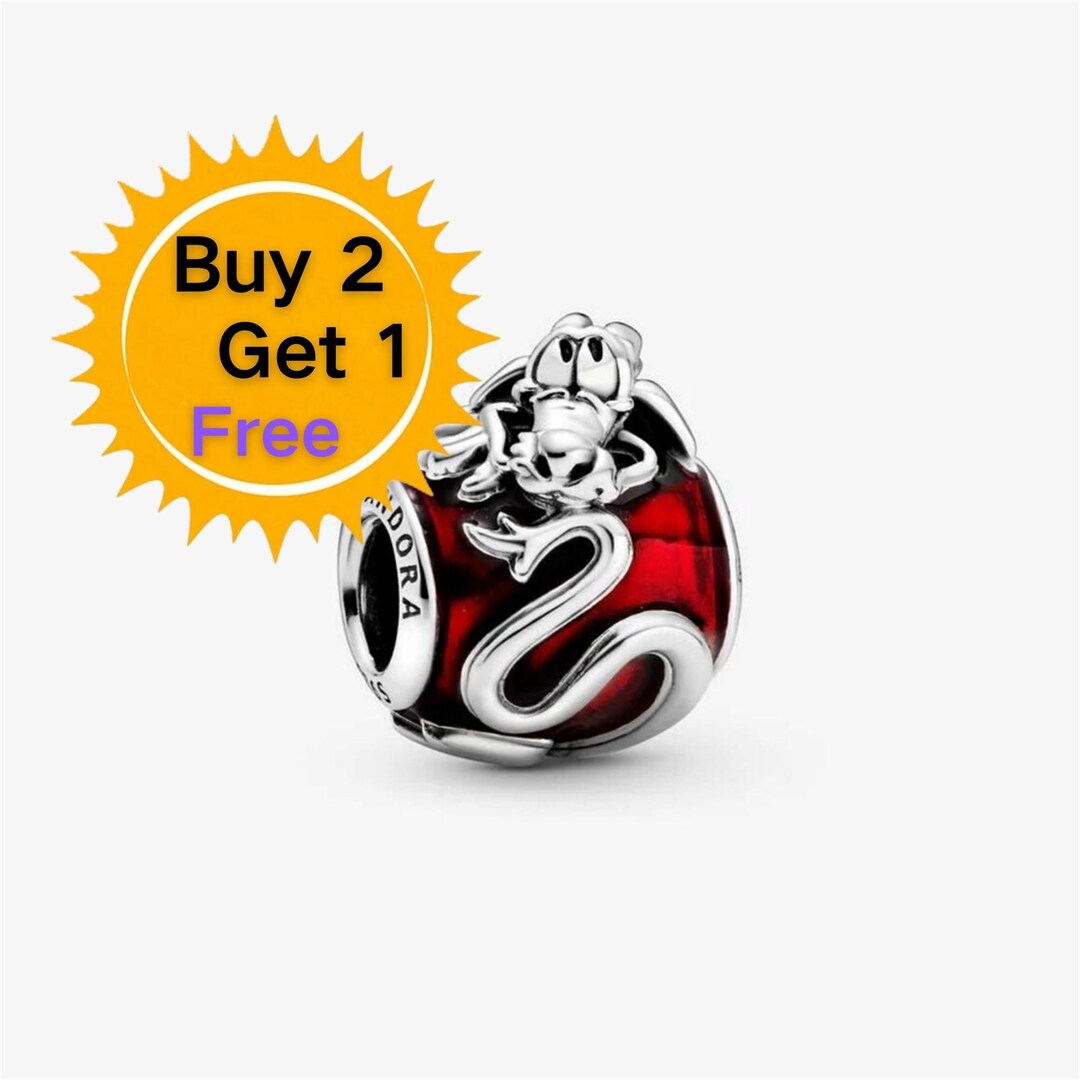 Disney's Mulan Mushu Charm,minimalist Charm,silver Charms,charms for ...