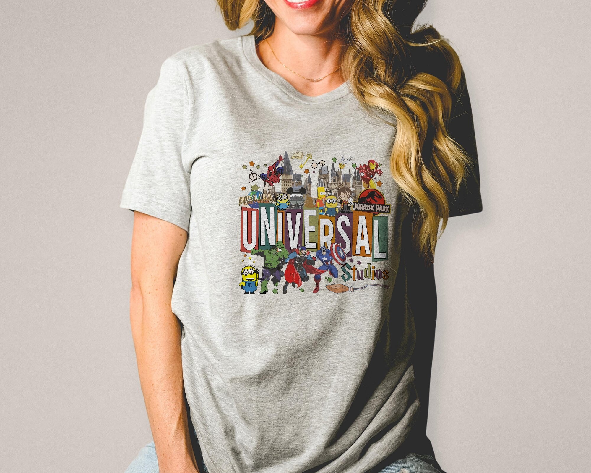 Universal Studios Cartoon Character T-shirt, Superhero and Adventure ...