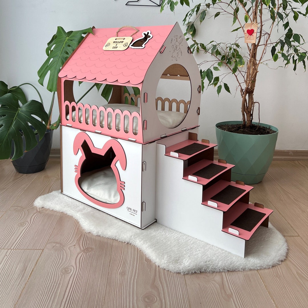 Indoor Rabbit House, Bunny Castle, Rabbit Hutch, Rabbit Beds, Bunny ...