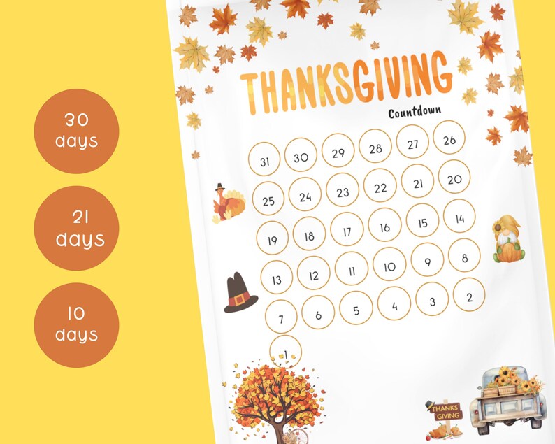 Thanksgiving Countdown | Thanksgiving Days to Thanksgiving Countdown ...