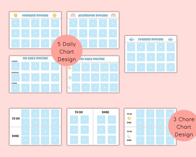Editable Kids Daily Routine Cards | Daily Visual Schedule | Chore Chart ...