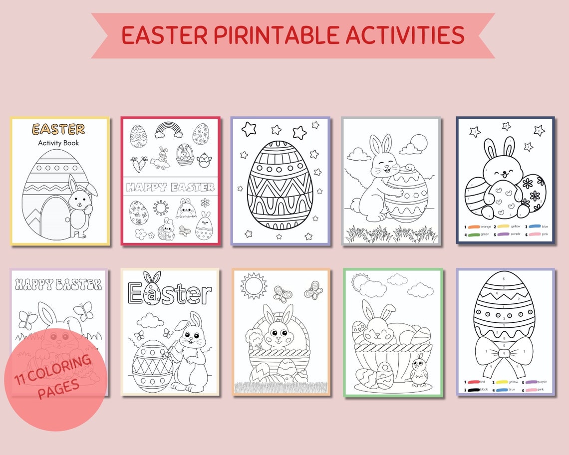 Easter Coloring Pages for Kids, Easter Coloring Pages, Easy Coloring ...