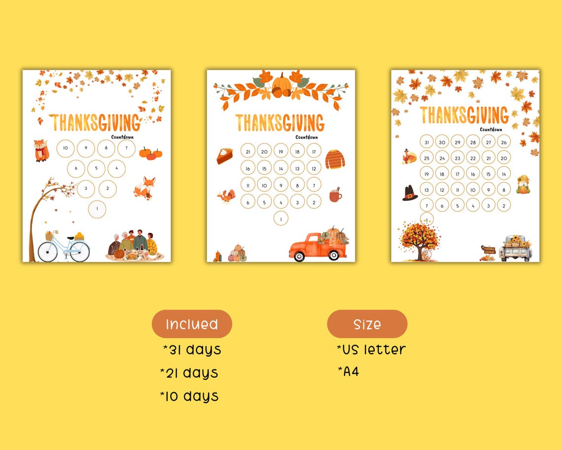 Thanksgiving Countdown | Thanksgiving Days to Thanksgiving Countdown ...