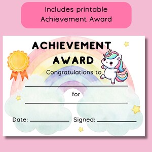 Printable Reward Charts for Kids Editable Reward Chart Print at Home ...